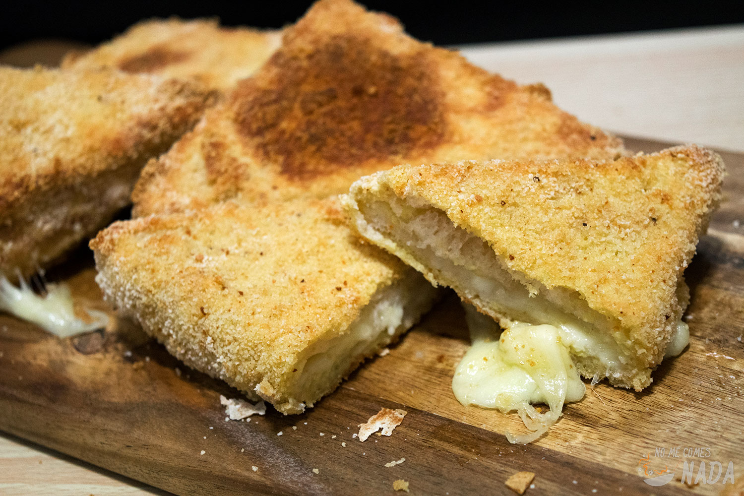 Mozzarella in carrozza al horno - No me comes nada